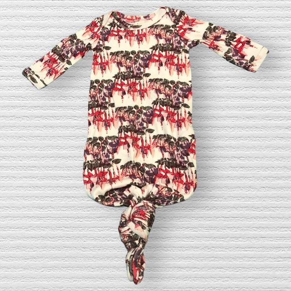 kate quinn | Pajamas | Kate Quinn Fuchsia Flower Tie Knott Gown | Poshmark